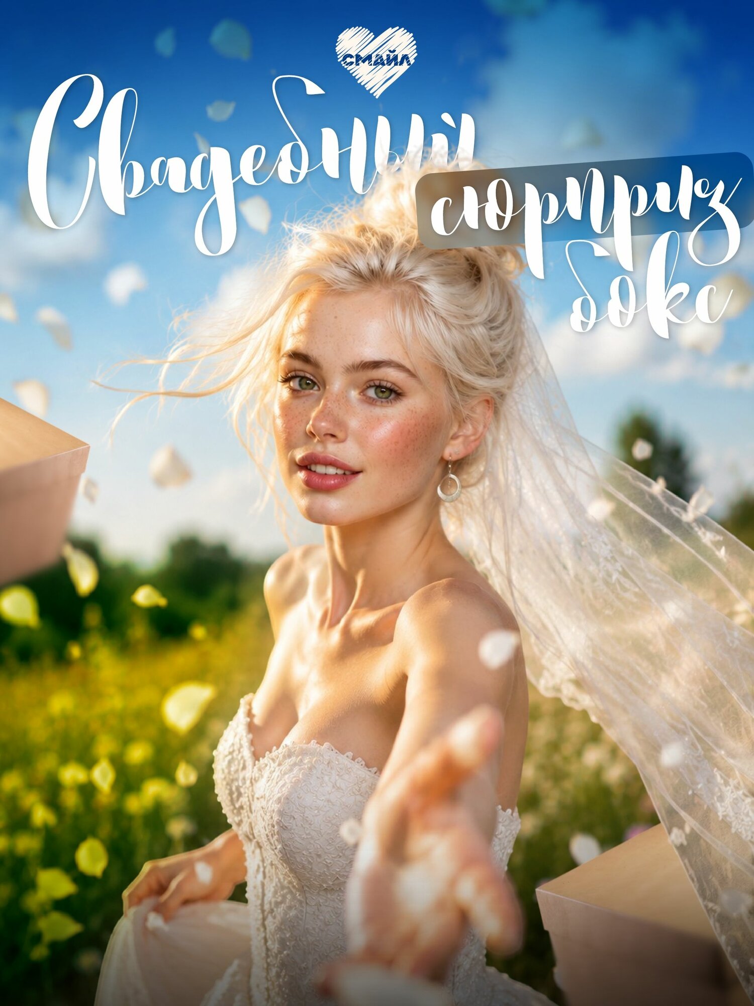 Свадебный сюрприз бокс. Необычный подарок. Wedding подарок. Свадьба
