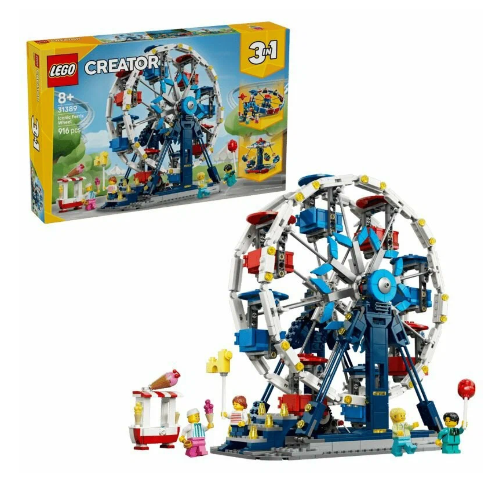 Конструктор LEGO Creator 31389 3-в-1 - Знаменитое колесо обозрения, 916 эл.