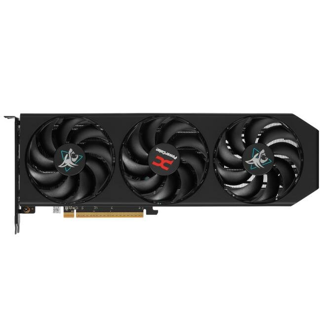 Видеокарта PowerColor AMD Radeon RX 9060 XT Hellhound OC [RX9060XT 16G-L/OC] [PCIe 5.0, GPU 2530 МГц, 16 ГБ GDDR6, 128