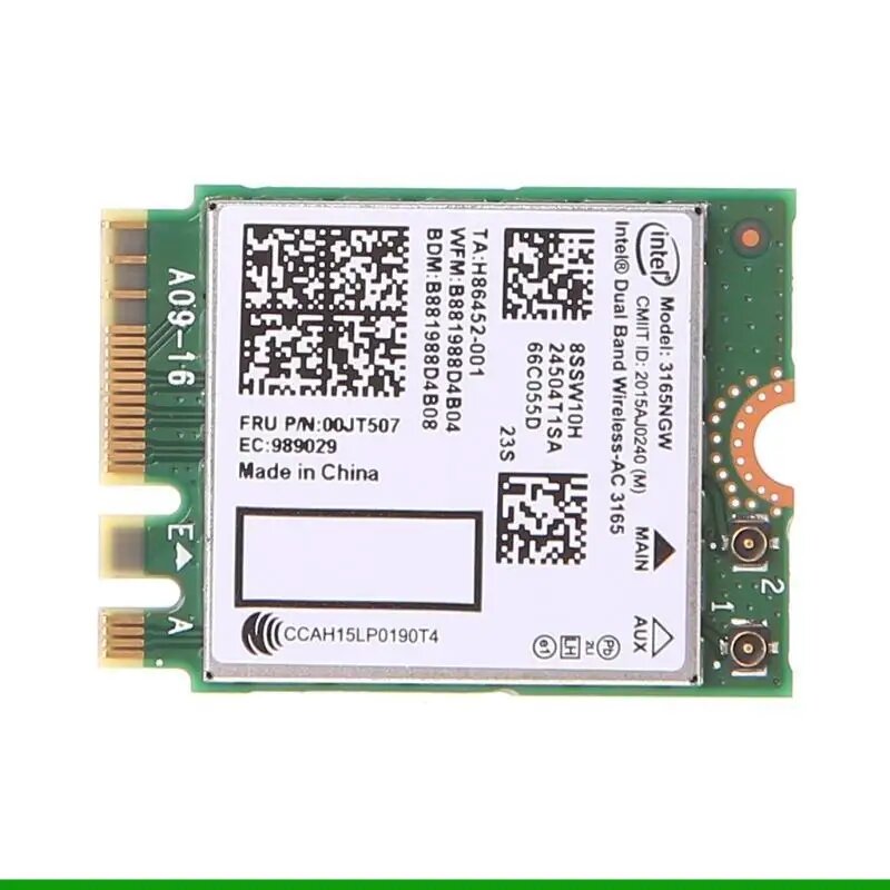 Беспроводная сетевая карта для Intel 3165NGW