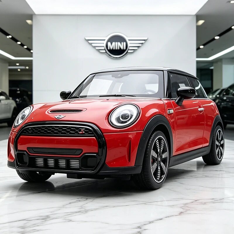 Коллекционная модель BMW MINI COOPER S 1:24 Black Mamba Красный, Красный, Red