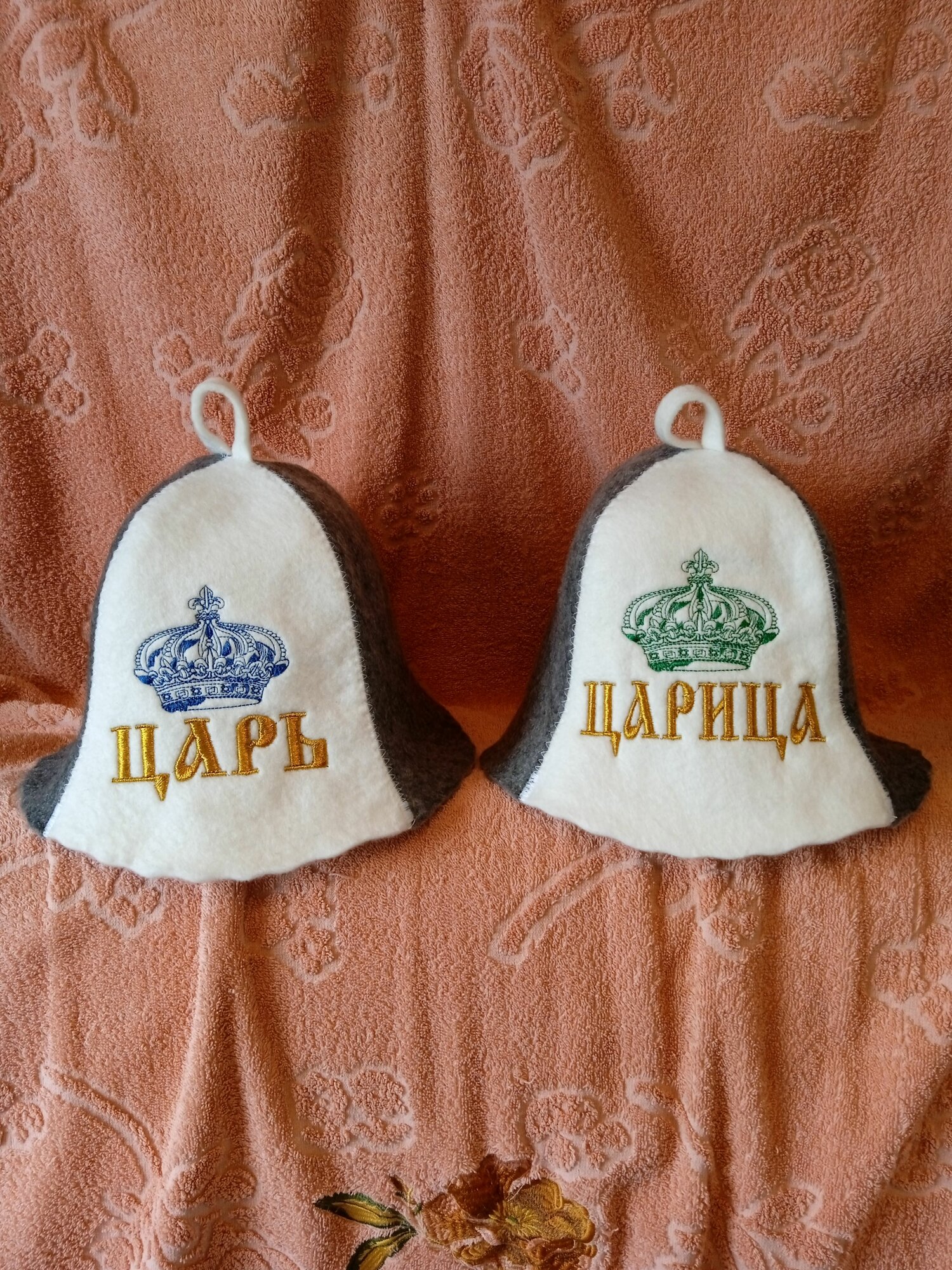 Шапка для Бани и Сауны с Вышивкой! Банная шапка для парной. Шапочка Именная