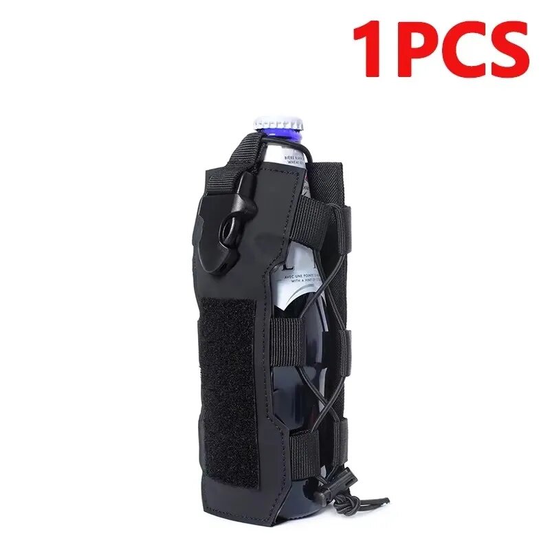 Тактическая сумка-переноска для бутылки воды Molle Black 1PCS