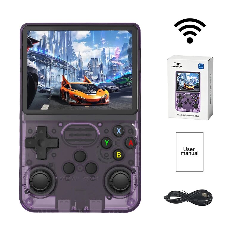 GAMINJA Портативная игровая консоль Фиолетовый, Фиолетовый, Purple