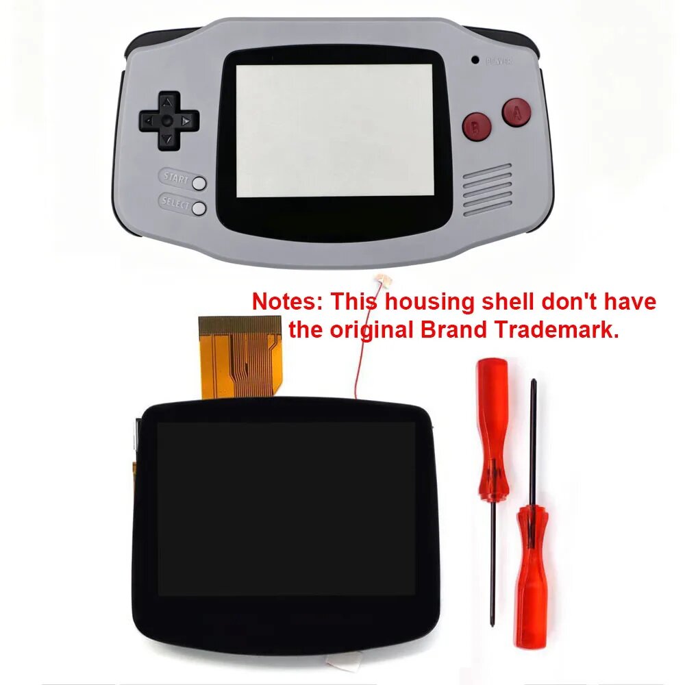 IPS-экран 3.0' для Gameboy Advance, Class Grey