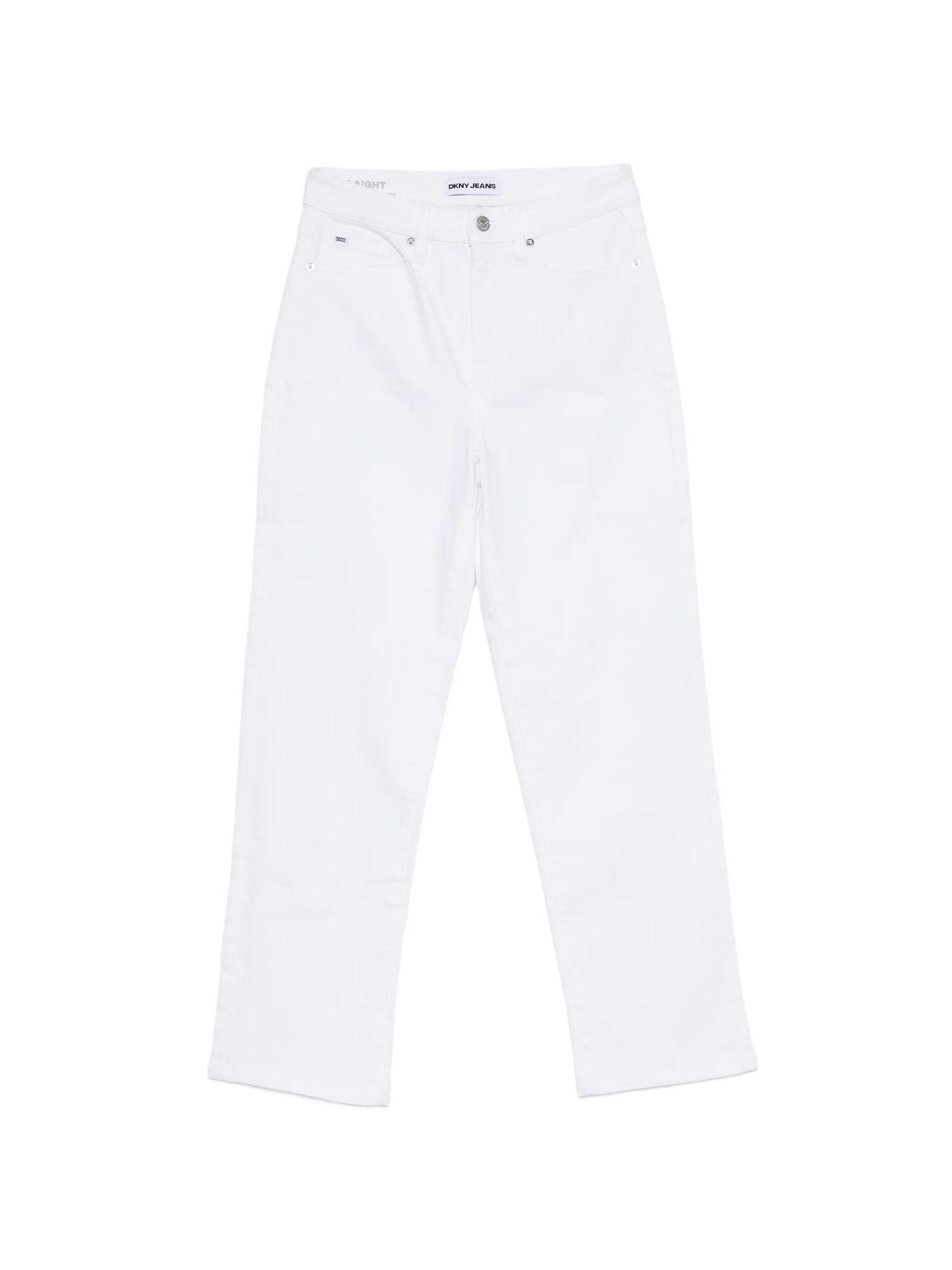 Джинсы Logo-patch straight-leg jeans 