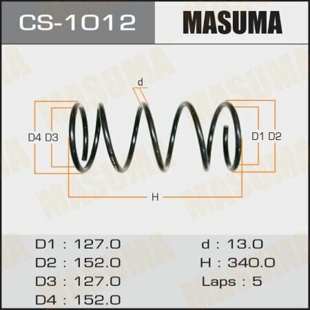 CS-1012 Пружина подвески TOYOTA перед.