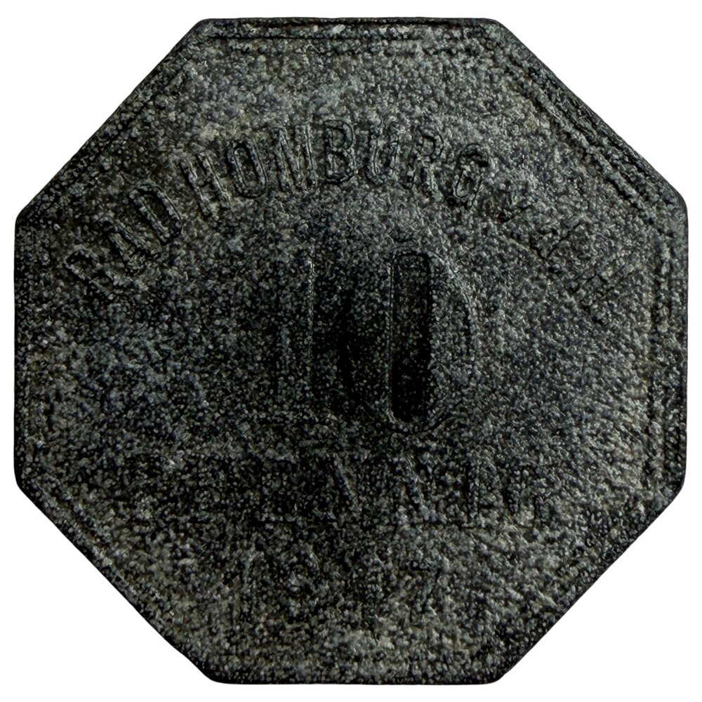 Германия, Германская империя, Хомбург 10 пфеннигов 1917 г.