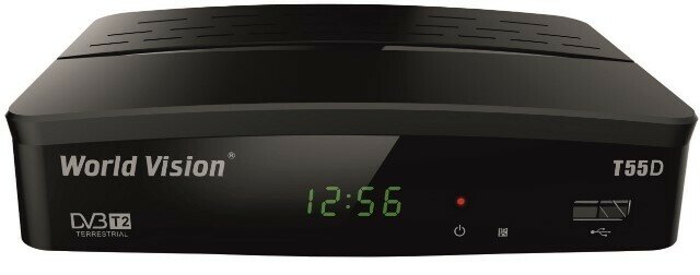 Ресивер эфирный World Vision T55D DVB-T2