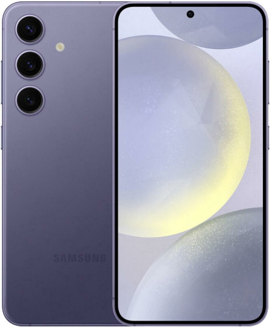 Смартфон Samsung Galaxy S24 5G, 8/256Gb (SM-S921), nano SIM+eSIM, Cobalt Violet