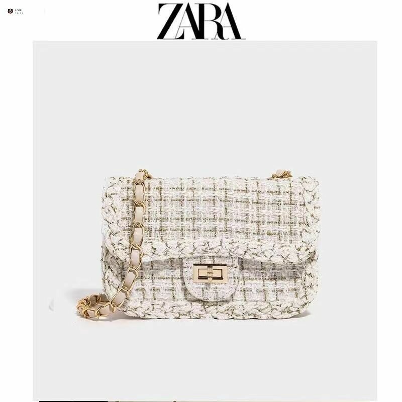 Сумка авоська Zara, белый, — фото 1
