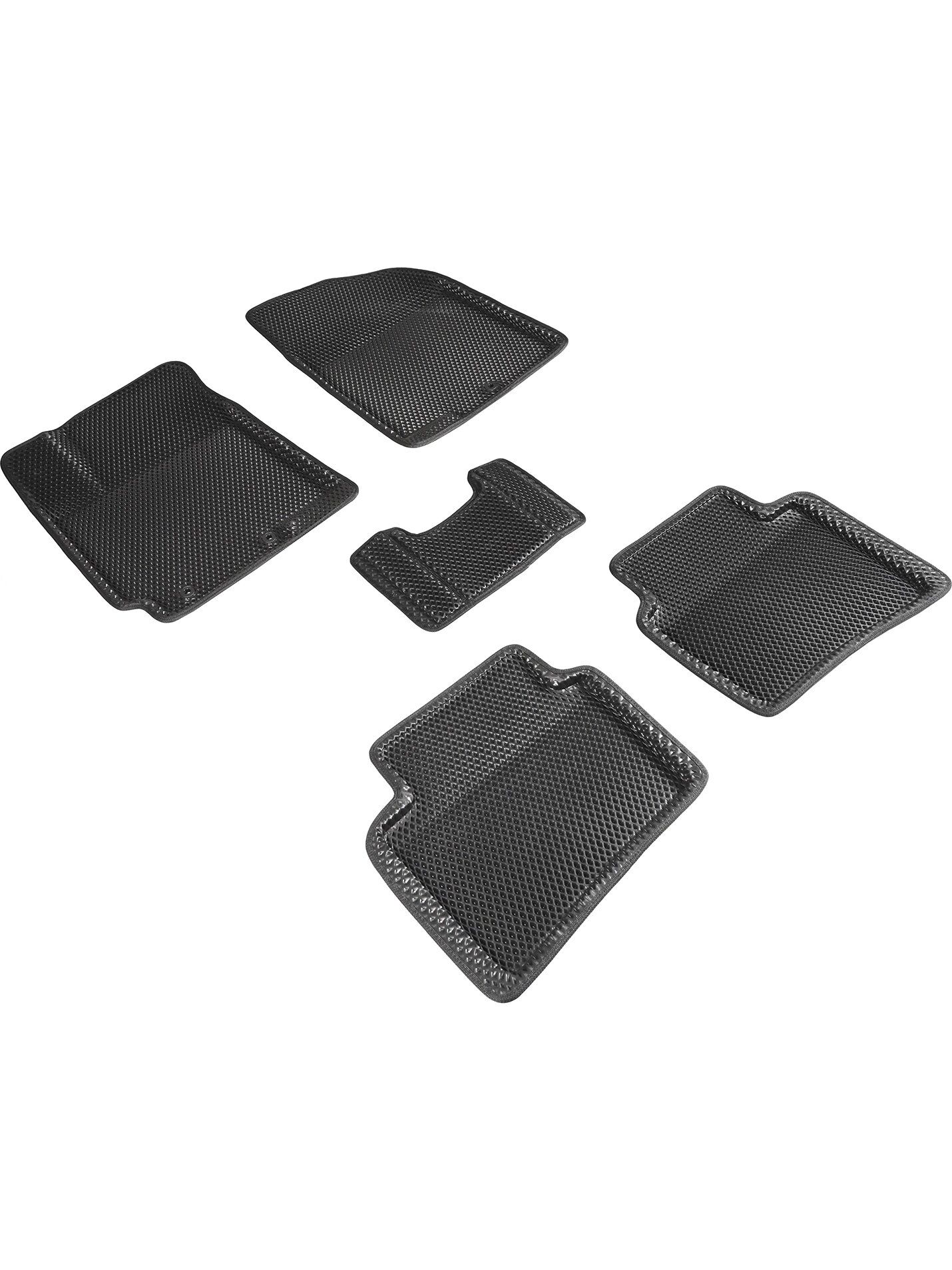 Коврики EVA 3D ромб для Hyundai Solaris 2010-2016 Seintex 95183