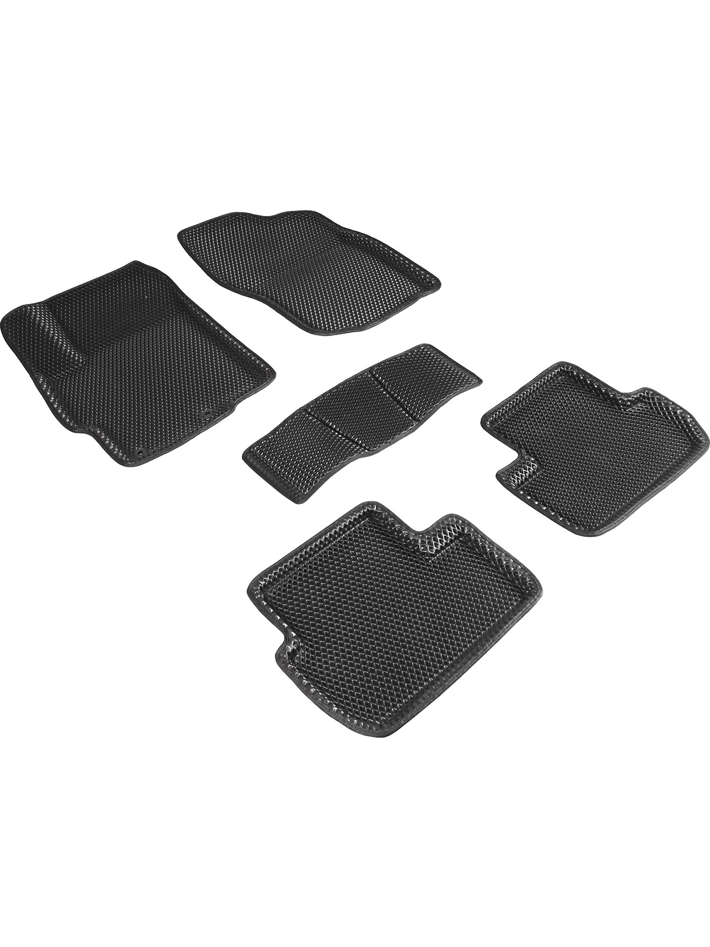 Коврики EVA 3D ромб для Mitsubishi Lancer X 2007-2017 Seintex 95324