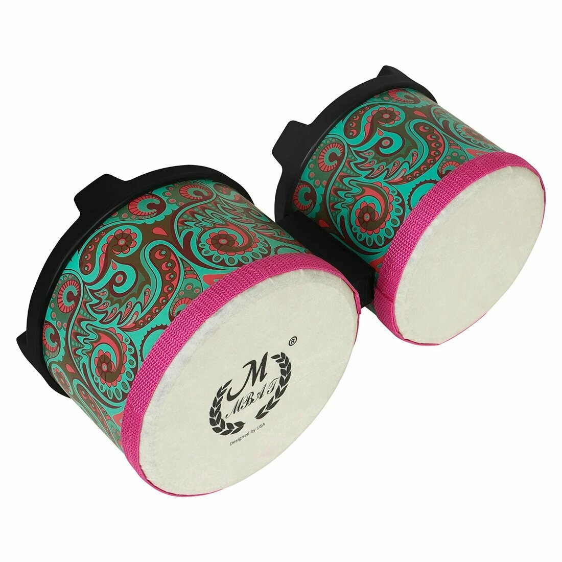 Бонго 5+6 дюймов, Blue Bongo Drum — фото 1