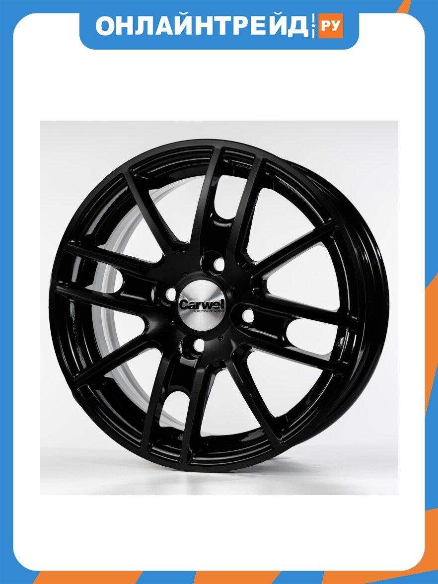 Диск Carwel Лада 173 5.5x14/4x98 D58.5 ET35 BK