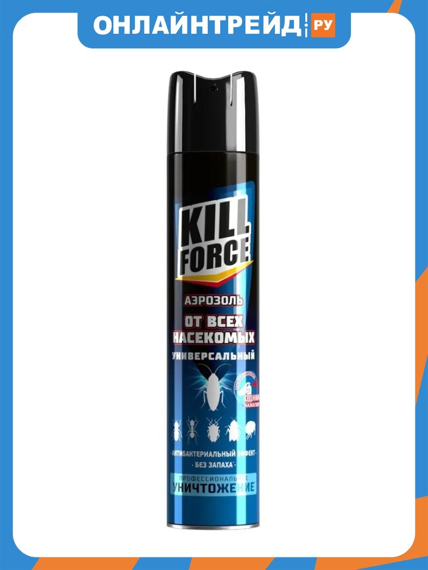 Аэрозоль-инсектицид Kill Force , универсальный, 350 мл