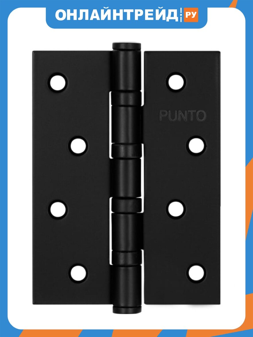 Петля универсальная Punto IN4100U-HD BL (4B/HD 100х70х2.5) черный подвес