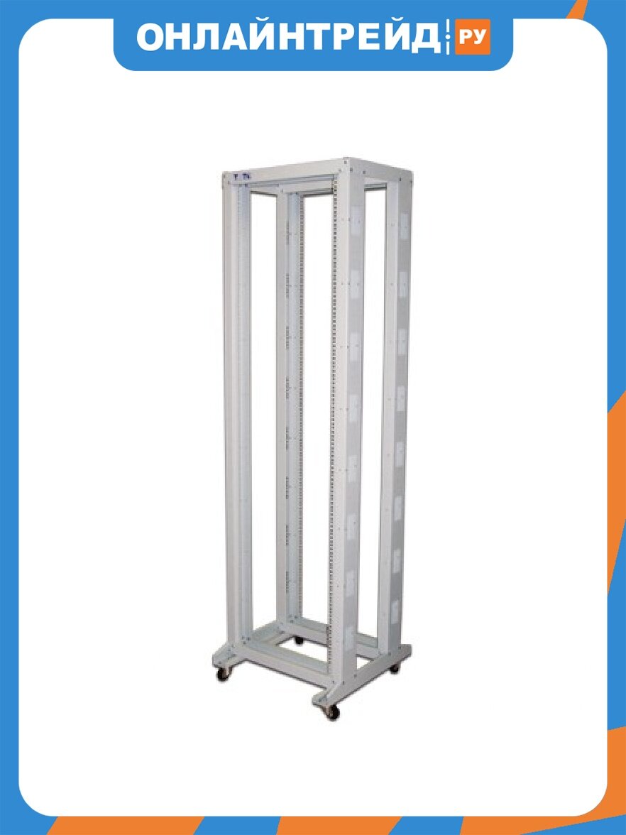 Стойка двухрамная Lanmaster TWT-RACK2-29U-6x6 29U, 600x600, серая