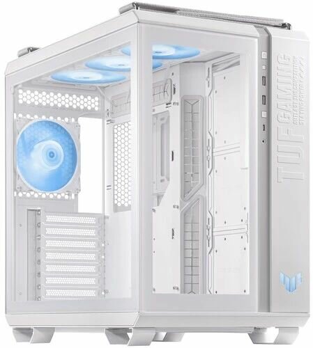 Компьютерный корпус ASUS TUF Gaming GT502 PLUS (90DC0093-B19000) белый - Midi Tower, ATX, USB 3.2 Gen 1 Type-A, USB 3.2 Gen 1 Type-C
