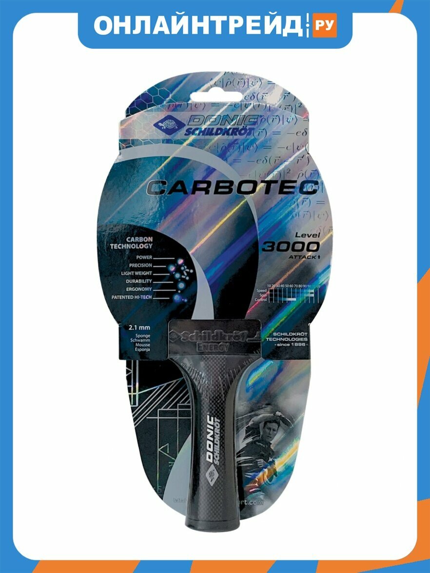 Ракетка для настольного тенниса Donic Carbotec 3000
