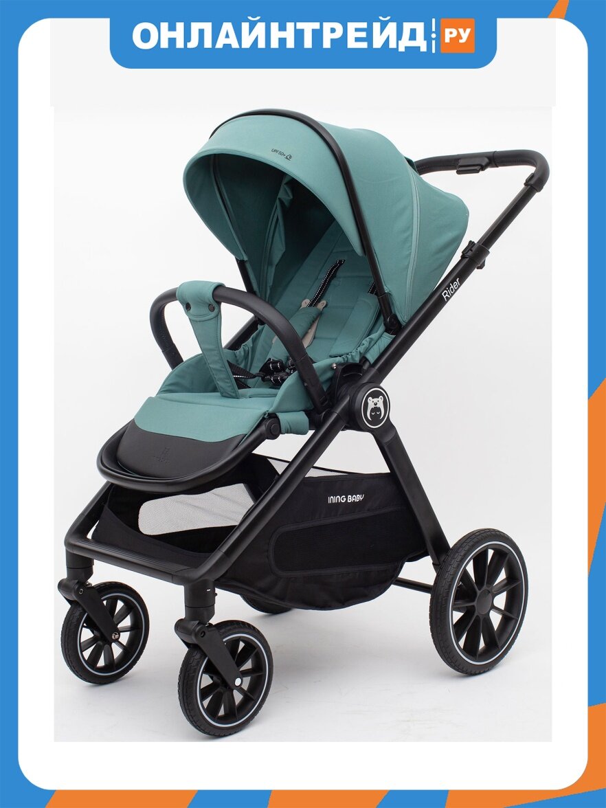 Коляска 2 в 1 Ining Baby KR345 Plus green