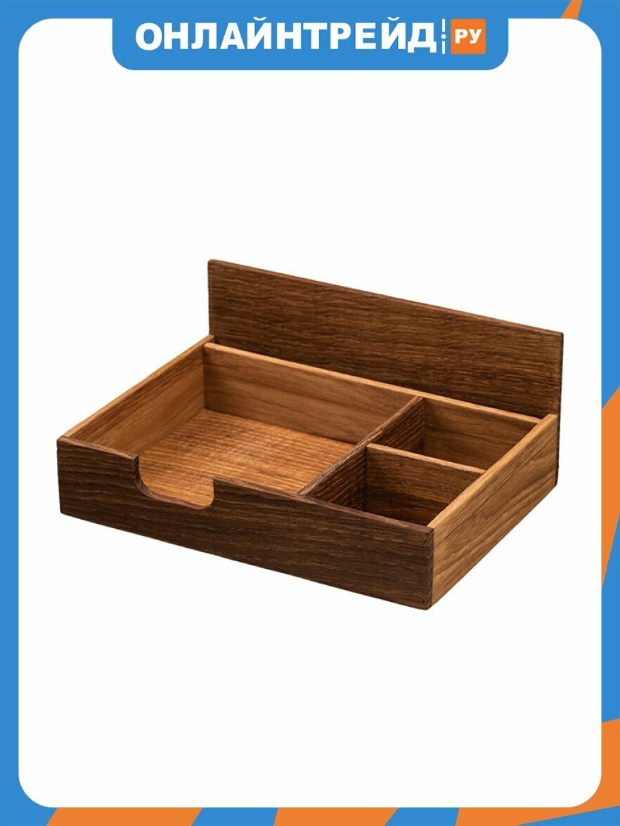 Подставка Ppwood для набора для специй и салфеток, 24х17.7 см, дуб (04150893)