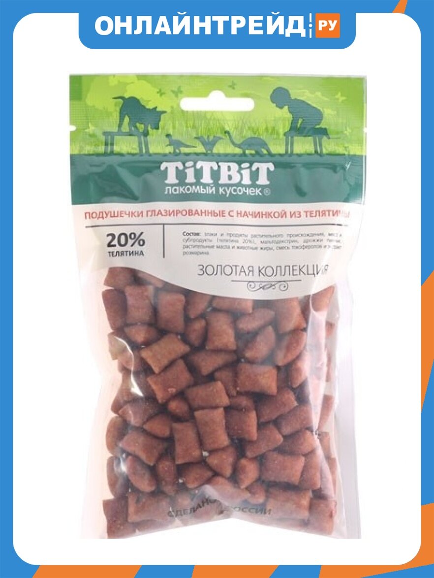 Лакомство для собак Titbit золотая коллекция, 100 г