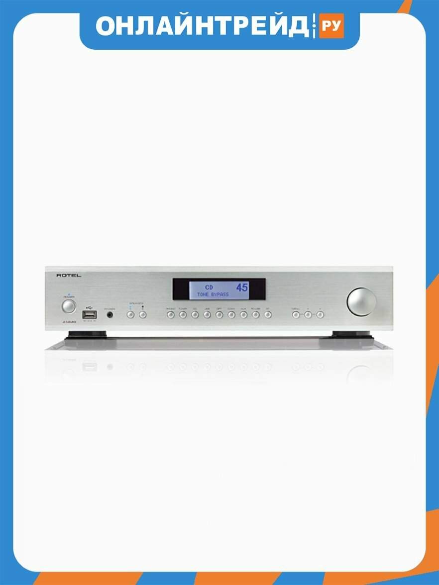 Интегральный усилитель Rotel A14 MKII, серебристый