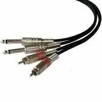 Коммутационный кабель NordFolk NRJ154/0.5M 2 х 6,35 Jack TS