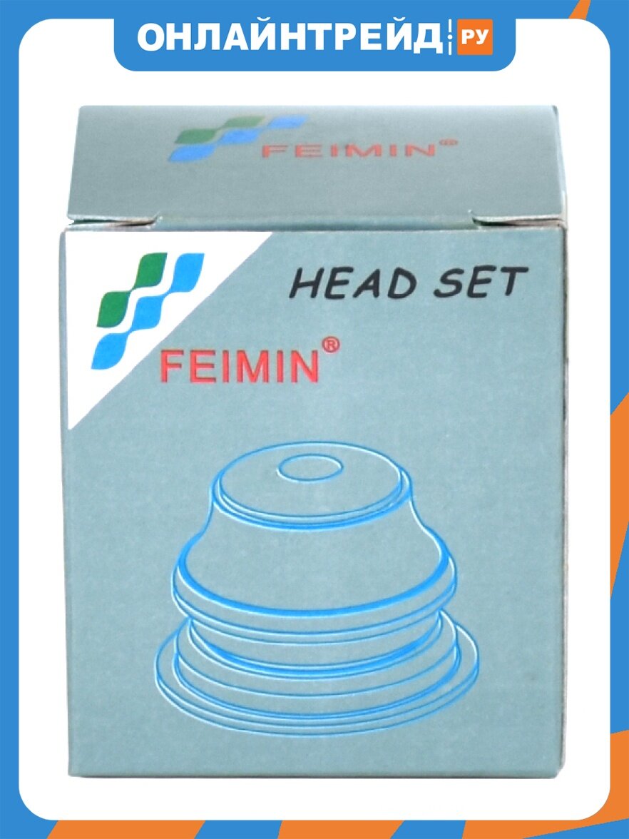 Рулевая колонка Joy Kie FEIMN FP-H869 1-1/8"28.6/41.8-52/39.8, промподшипник , черная, упаковка MFH-3