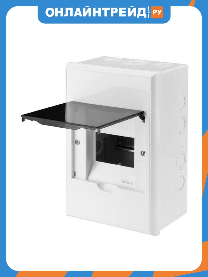 Бокс пластиковый Kranz ЩРН-П-4, IP41
