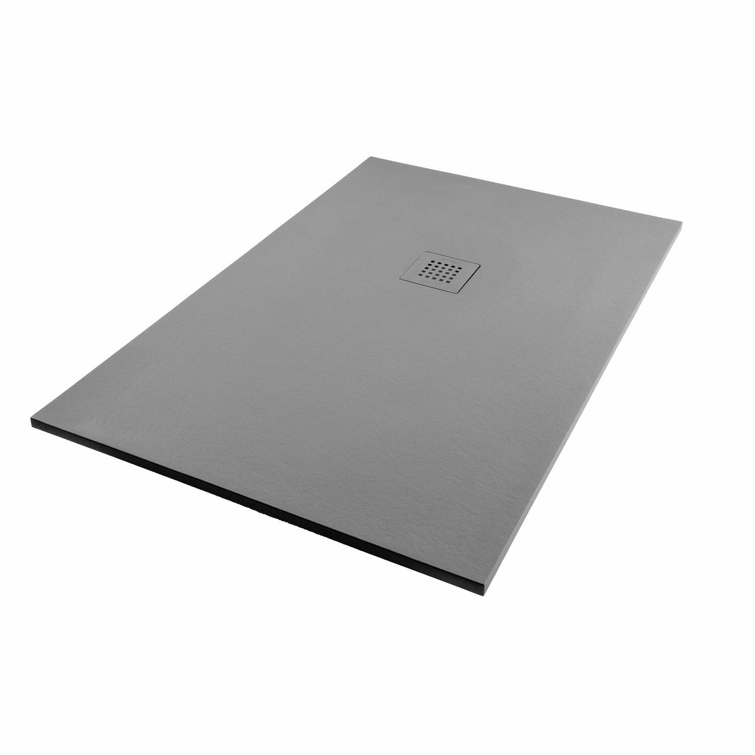 Душевой поддон из искусственного камня Starohome Solid 100х90 1237832 цвет Серый матовый