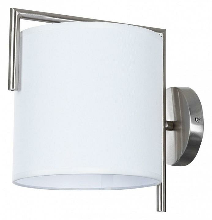 Настенный светильник Arte Lamp Aperol A5031AP-1SS цвет плафона подвески Белый, цвет арматуры Серебро