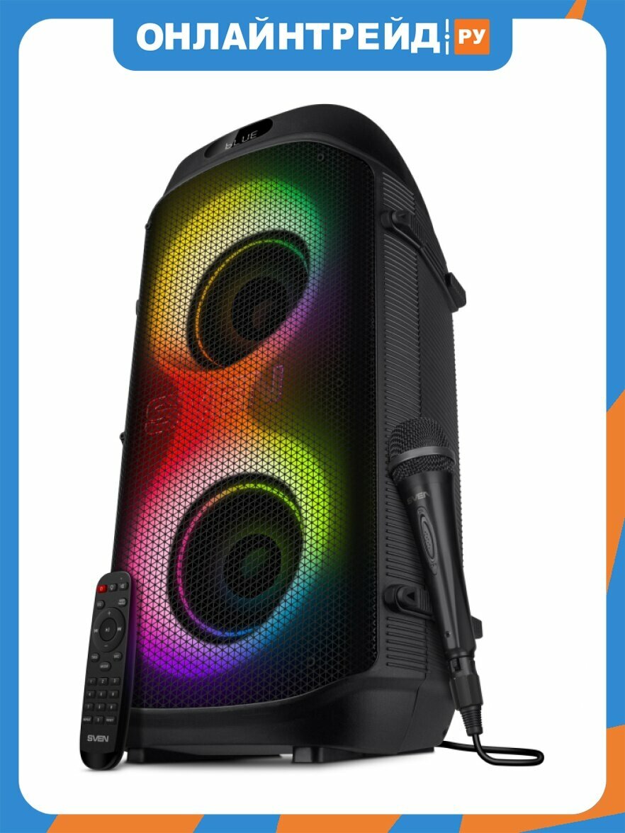 Аудиосистема для вечеринок с Bluetooth и FM-радио Sven PS-850