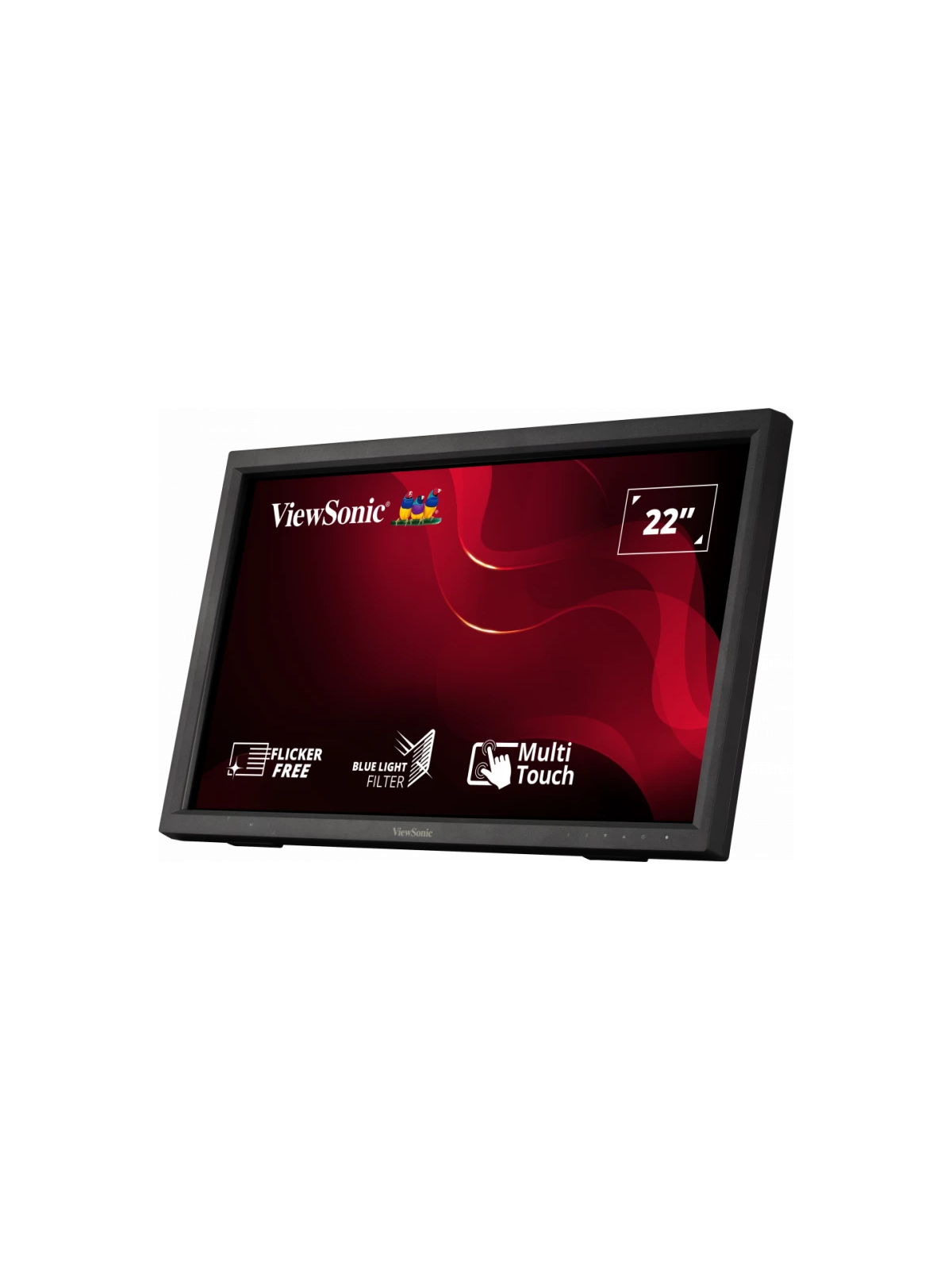Монитор ViewSonic TD2223, 21,5", 1920x1080, LED, черный, 75 Гц — фото 1