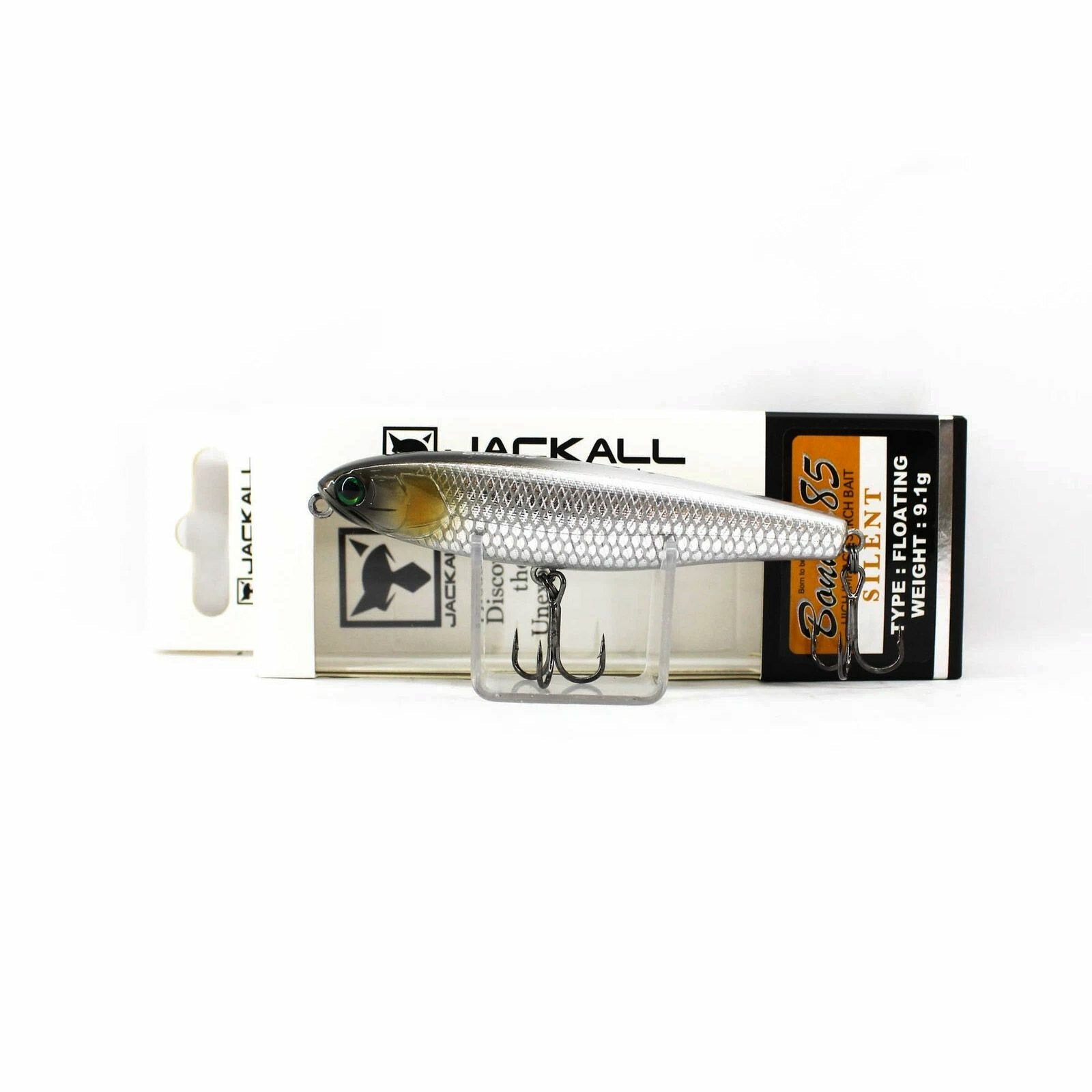 Воблер JACKALL BONNIE 85F 9.1g SILENT цвет HL SILVER NIGHTMARE