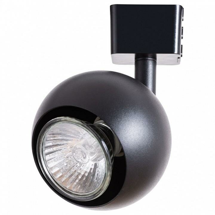 Трековый светильник Arte Lamp Brad A6253PL-1BK цвет плафона подвески Черный, цвет арматуры Черный