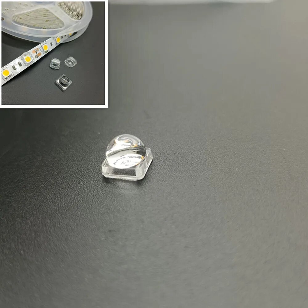 Линзы коллиматоры TAKEY 3W для светодиодов 5050 Серебряный, 5050 Convex lens, 10 degrees