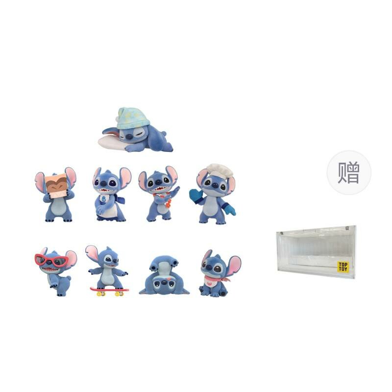 Набор коллекционных фигурок-сюрпризов унисекс TOP TOY x Disney Hello Stitch, 8 шт.