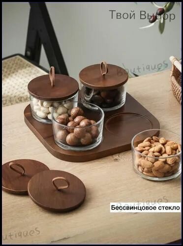 Менажница, диаметр 9 см, 4 шт