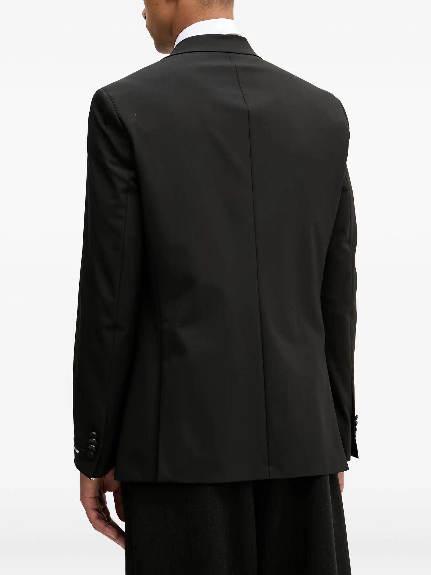 Куртка Karl Lagerfeld Logo-plaque single-breasted blazer, размер 50 — фото 1