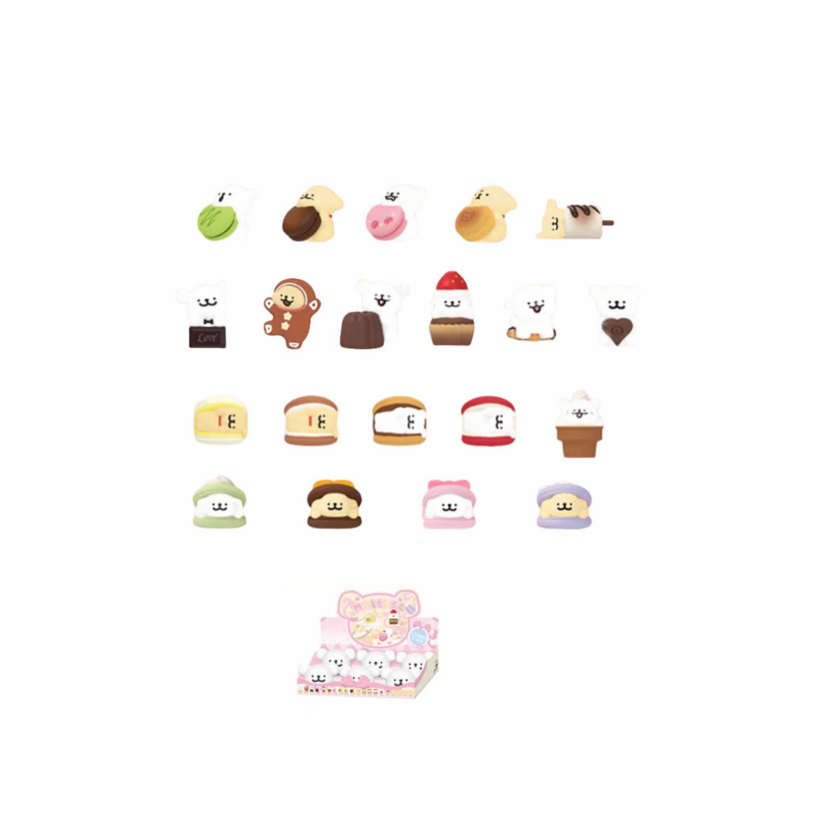 Фигурки-сюрпризы унисекс Funism Maltese Dessert House Series, Full Box 6 шт.