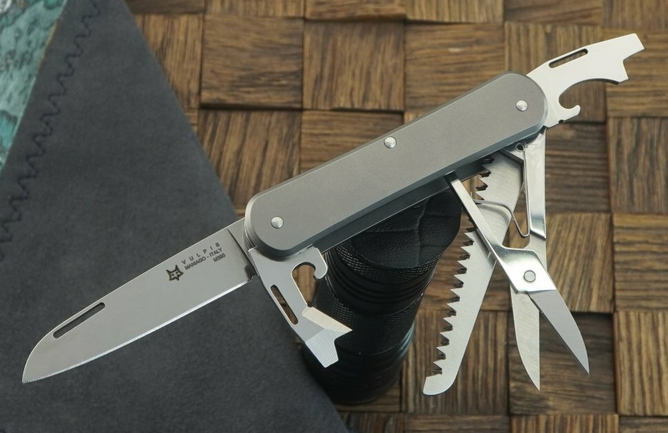 Многопредметный складной нож Fox Knives Vulpis FX-VP130-SF5 TI