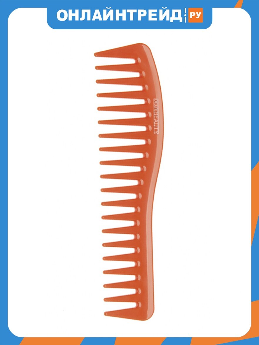 Гребень волна Dewal Beauty DBO6260 оранжевый 18,0 см