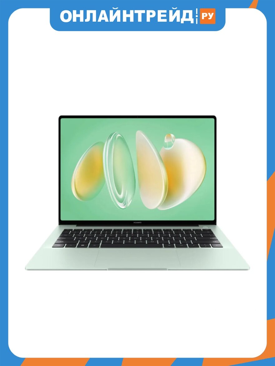 Ноутбук Huawei MateBook 14 FlemingH 14" 2K OLED 120Hz Touch 1000nits Ultra 5 125H(1.2ГГц), 16Гб LPDDR5, SSD 1Тб, Arc Graphics, без ОС, Green (53014HYD)