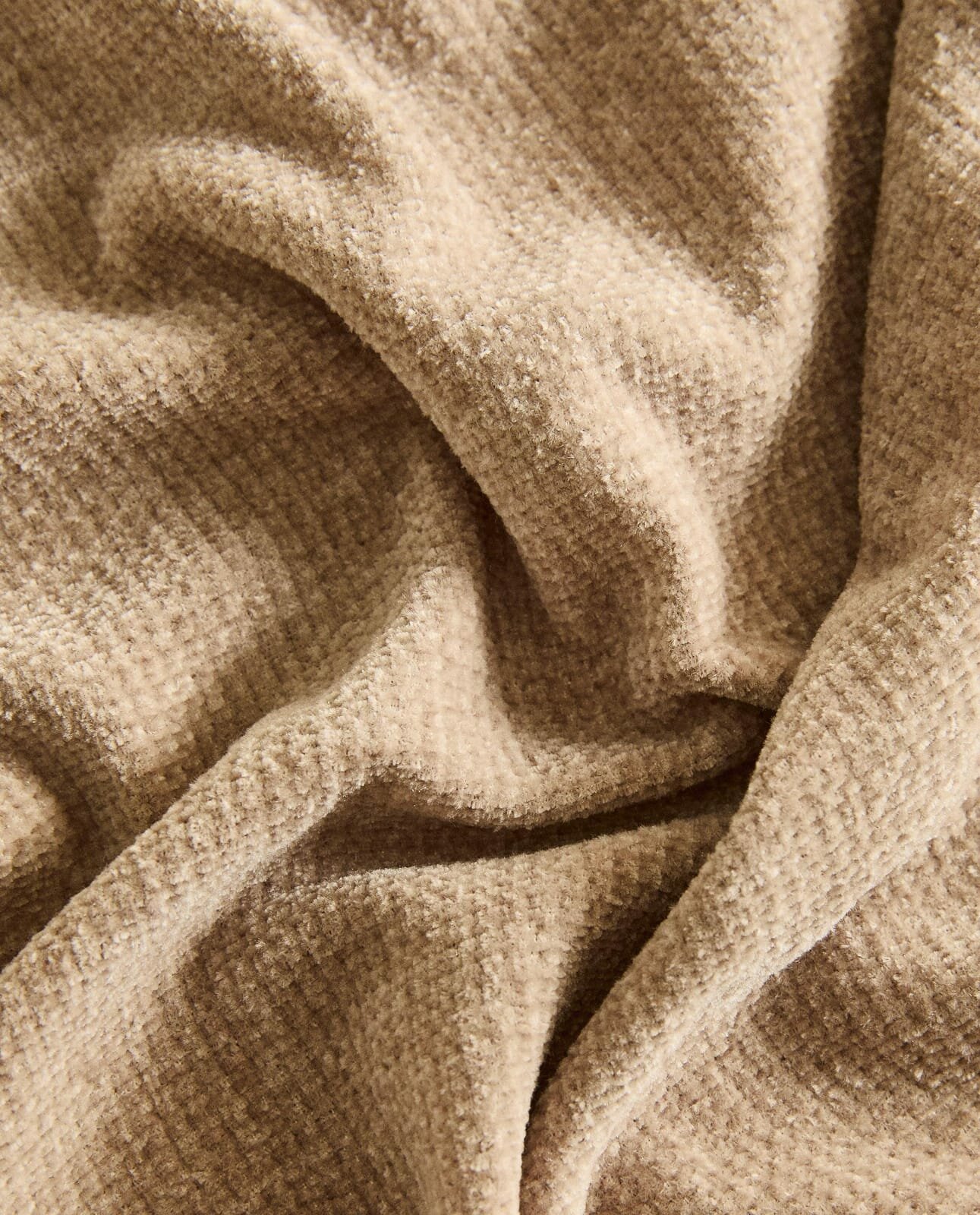 Плед ZARA HOME шенилловый, песочный, 140 x 190 см 2360/004/711-16