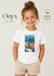 Футболка ONYX PRINTS, размер 116, белый
