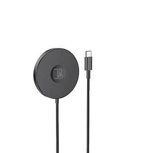 Зарядное устройство беспроводное магнитное Hoco CW41 15W, черное