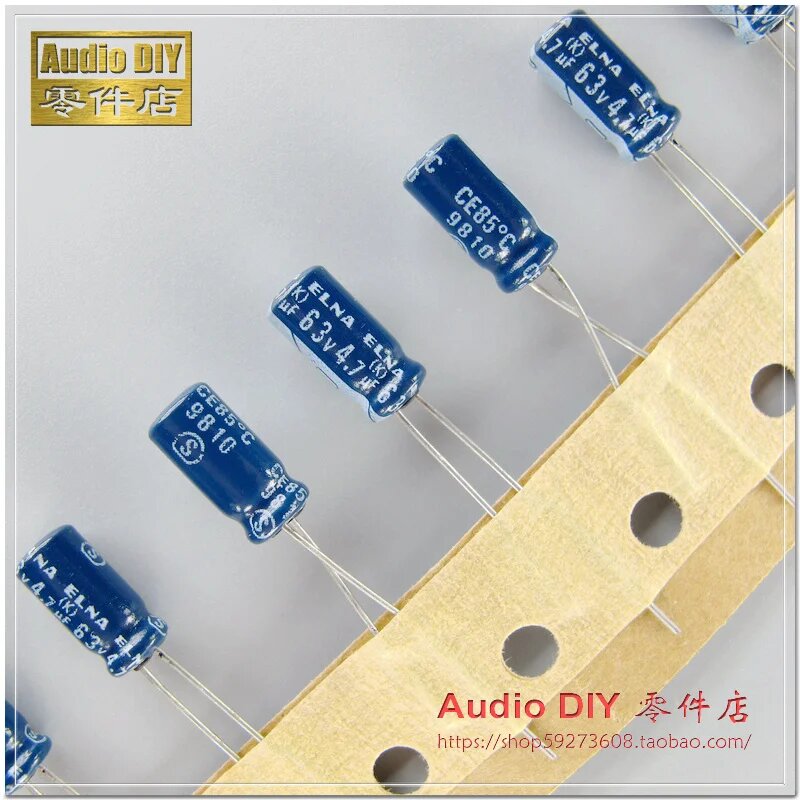 ELNA RE2 серия 4,7 мкФ/63 В электролитический конденсатор 20pcs
