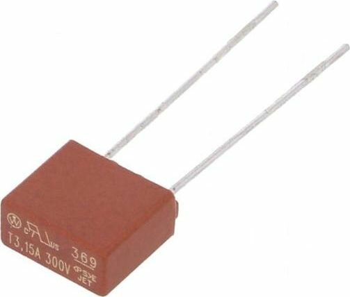 LITTELFUSE 36913150000 Предохранитель: плавкая вставка, медленный, 3,15А, 300ВAC, TE5, 1шт